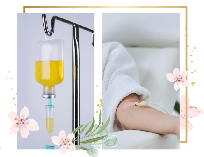 IV drip bar and the JABS – Blooming Clinic